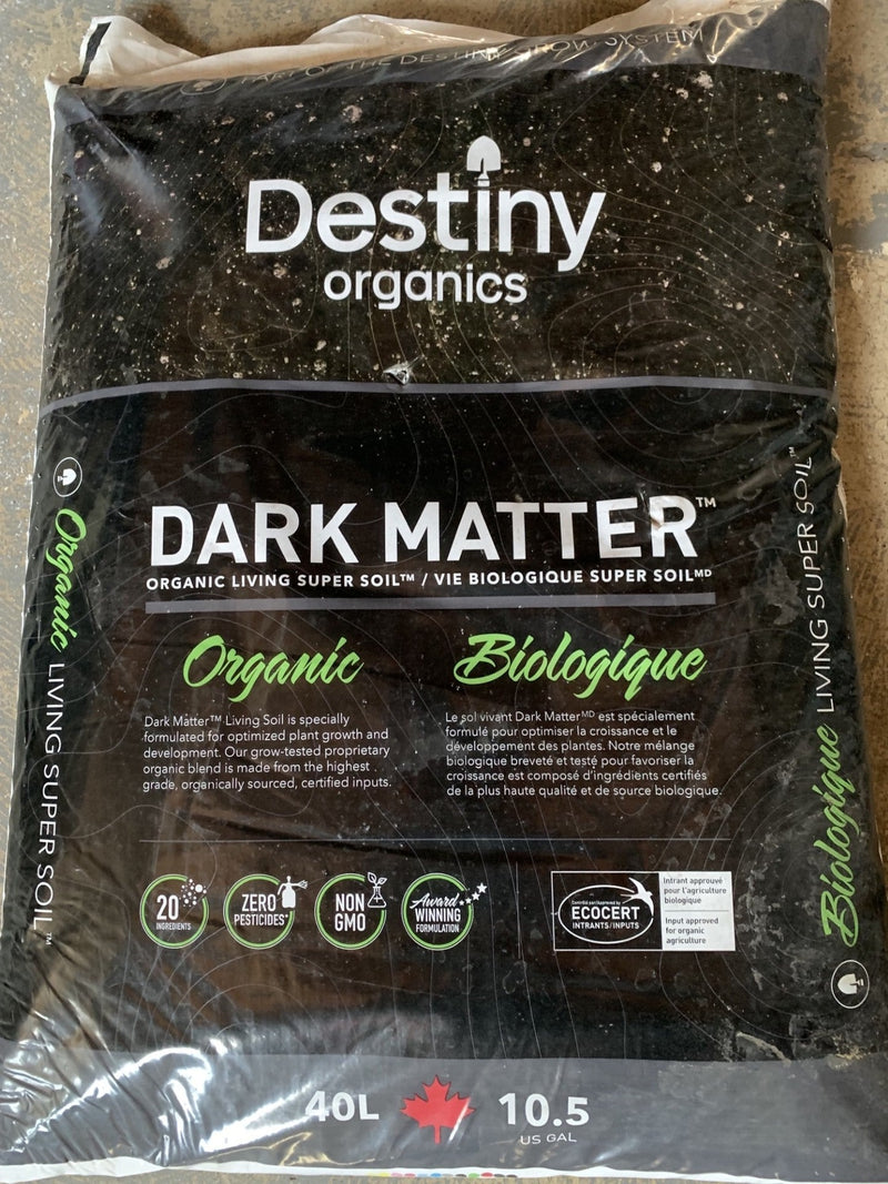 Destiny Dark Matter Living Soil 40L – Hydro-Lite Hydroponics