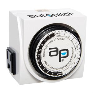 Autopilot Dual Outlet Analog Timer – Hydro-Lite Hydroponics